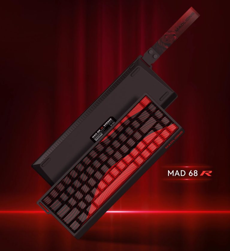 MAD68HE Magnetic Game Keyboard supports quick triggering